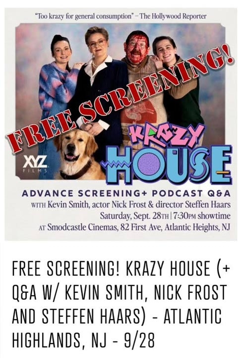 SModcastle Cinemas - Krazy House (Advance Screening + Q&A w/ Kevin ...